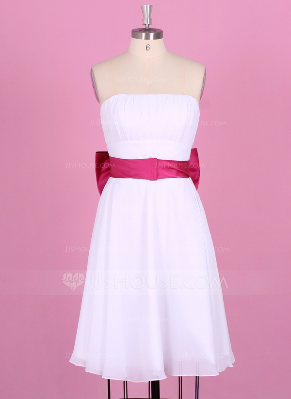 Nice Satin Sash With Bow (015003405) - JJ's House