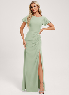 Kalissa A-line Ruffle Chiffon Bridesmaid Dress | JJ's House