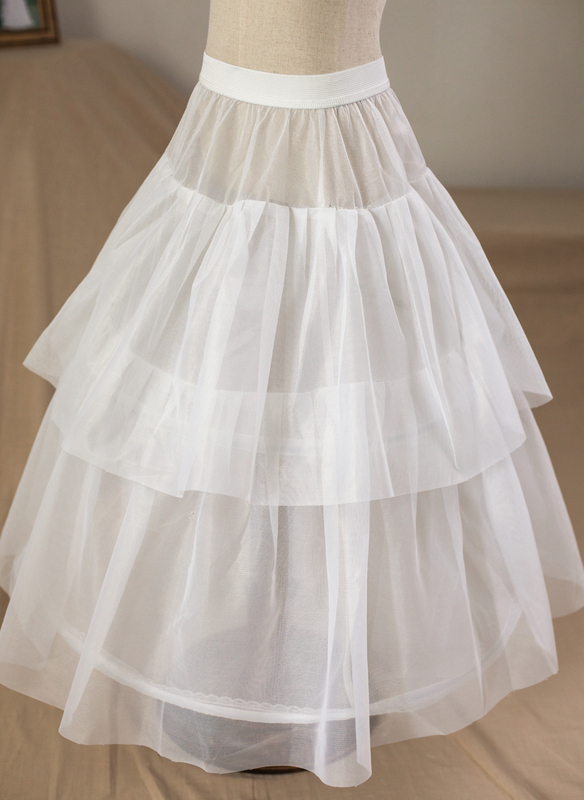 Tulle/Nylon Full Gown Slip (198076196) - JJ's House