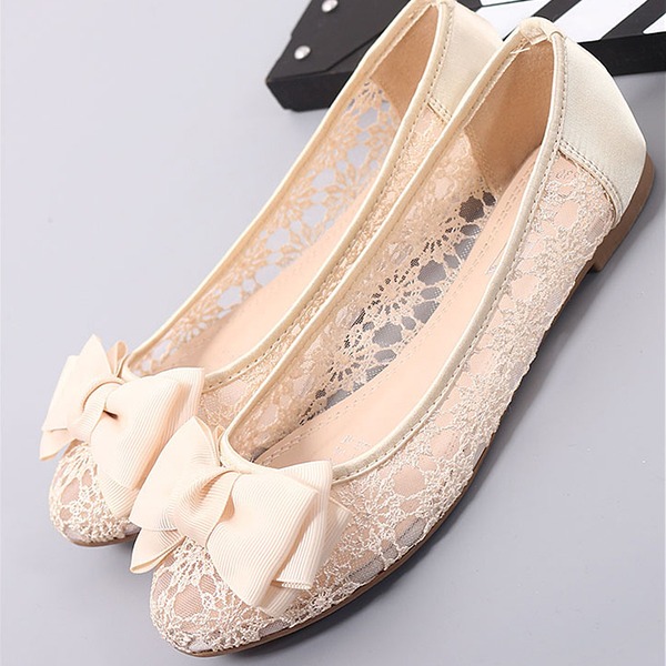 Women's Lace Flat Heel (047112552) - JJ's House